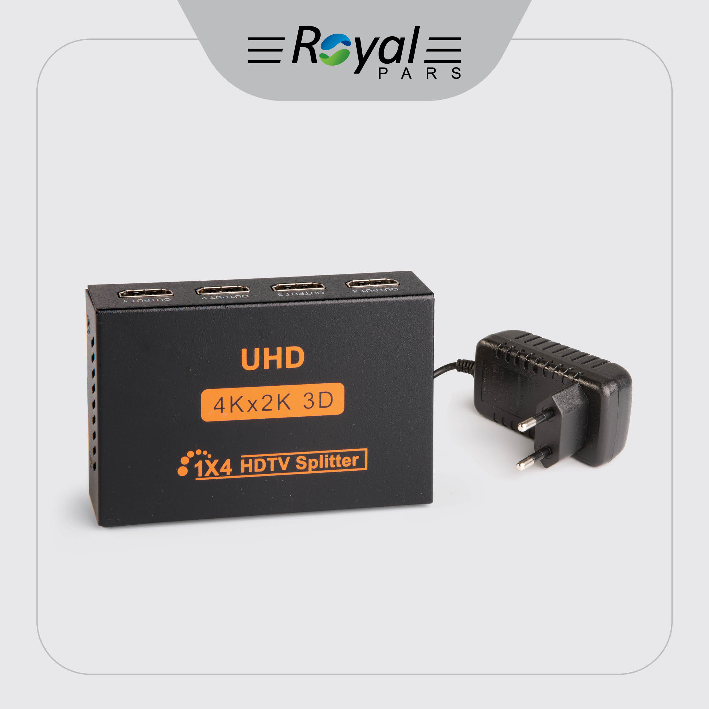 اسپلیتر 4 پورت HDMI 4K رویال | اسپلیتر HDMI