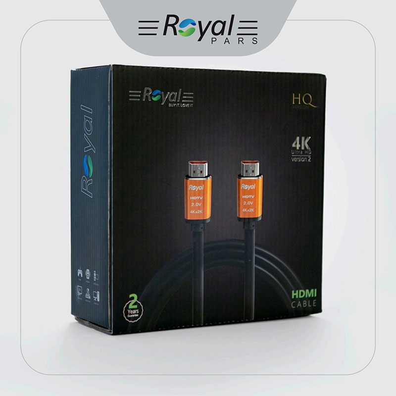 کابل HDMI 4K رویال 3 متری - رویال