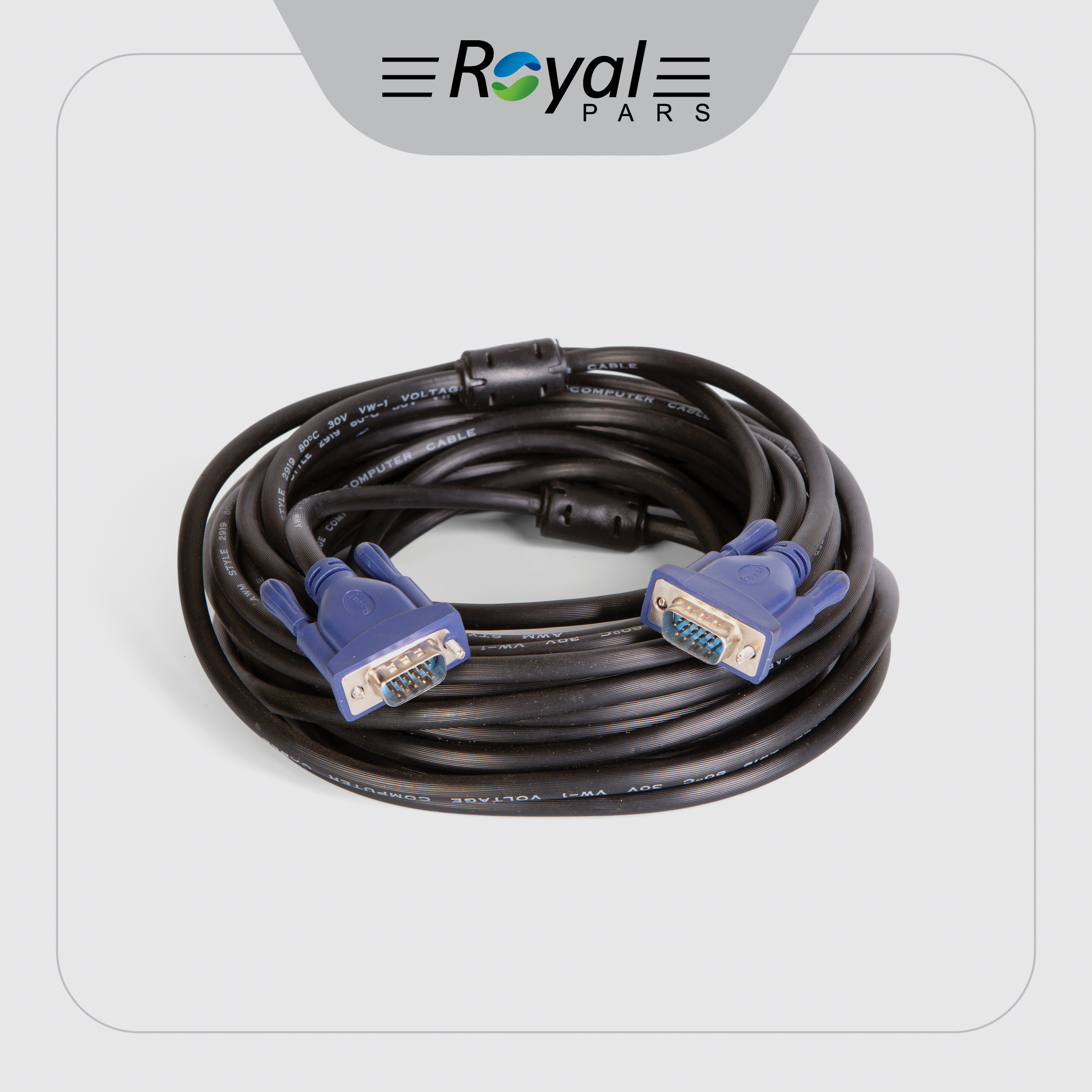 کابل VGA 3+4 رویال 15 متری - رویال