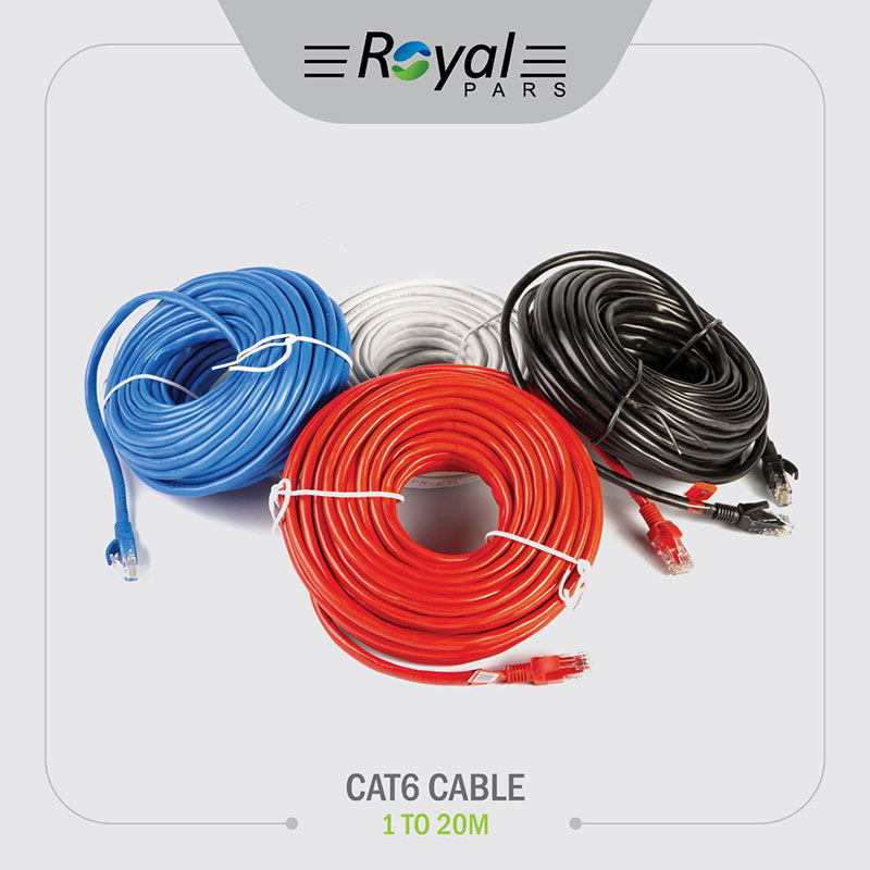 کابل شبکه CAT6 رویال 1 متری - رویال مهام