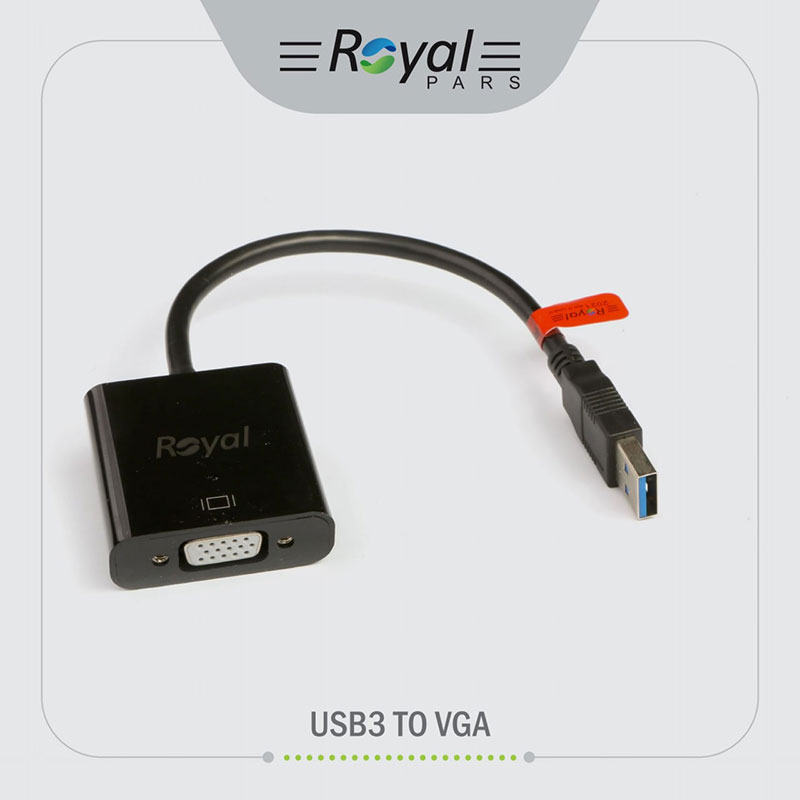تبدیل USB3 TO VGA رویال - رویال