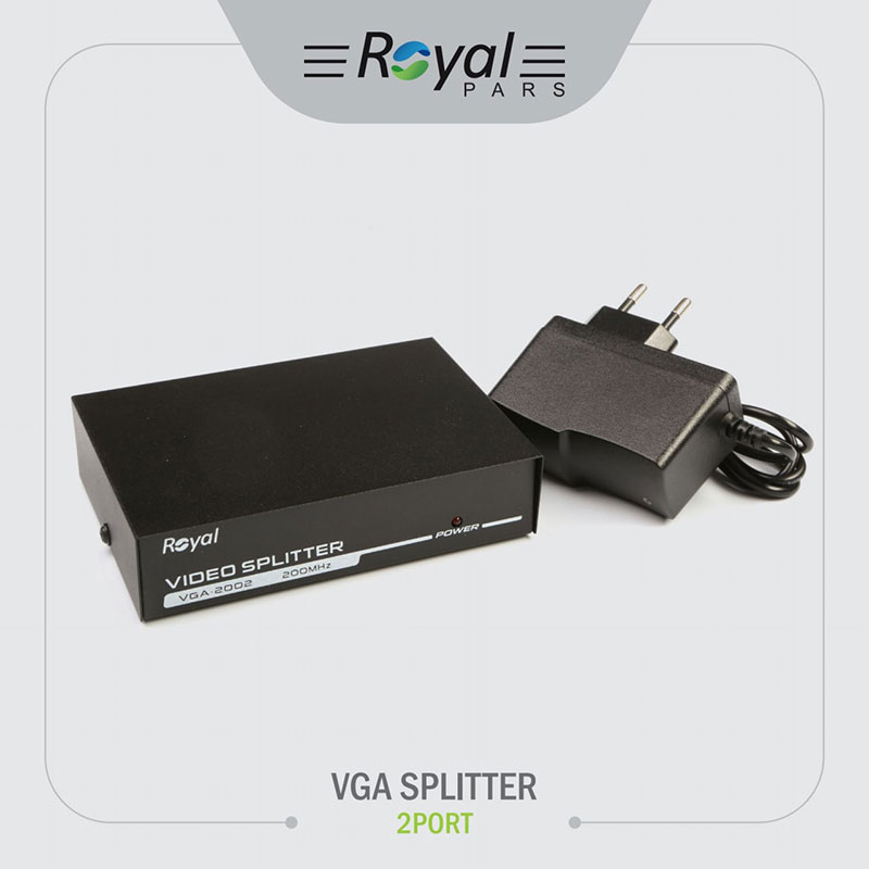 اسپلیتر VGA 2PORT رویال - رویال
